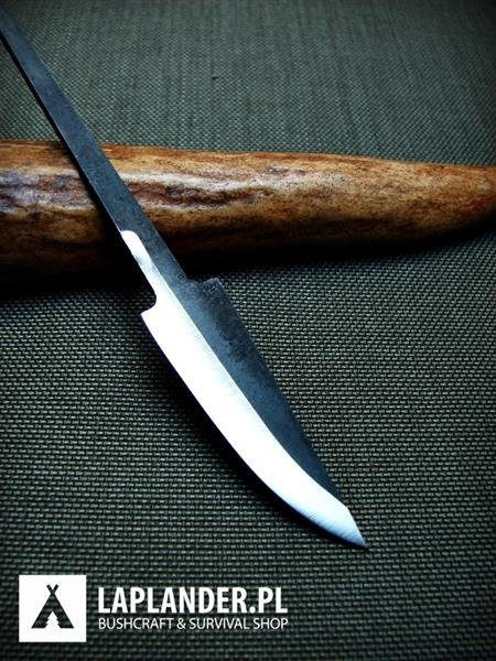 Głownia Lauri 54 Carbon - Drop Point Neck - Laplander.pl