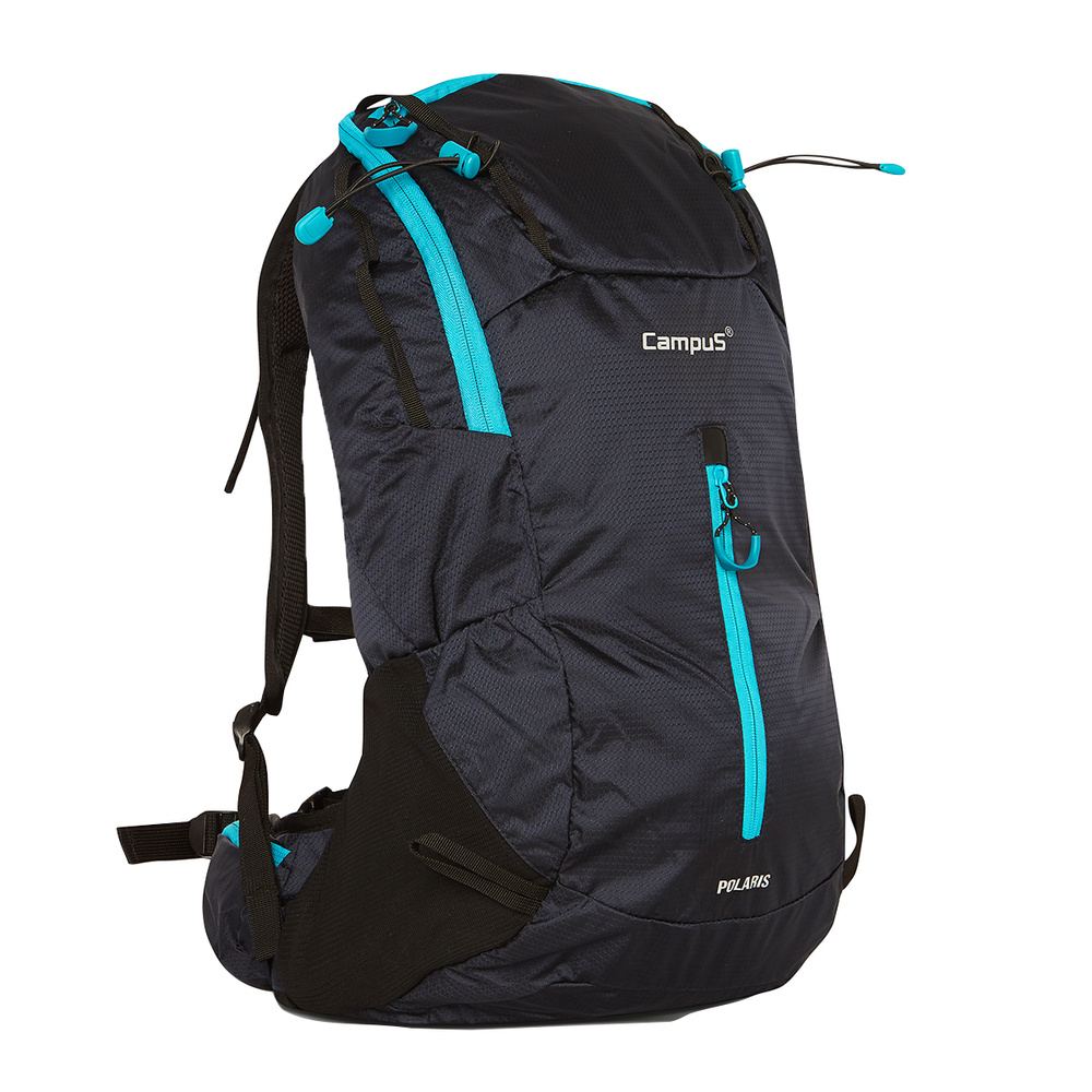 Campus - Plecak turystyczny POLARIS 37L - czarno/morsk - Laplander.pl